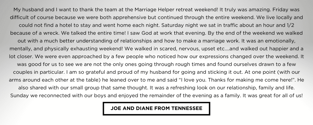 Marriage Helper Couples Workshop - Marriage Helper